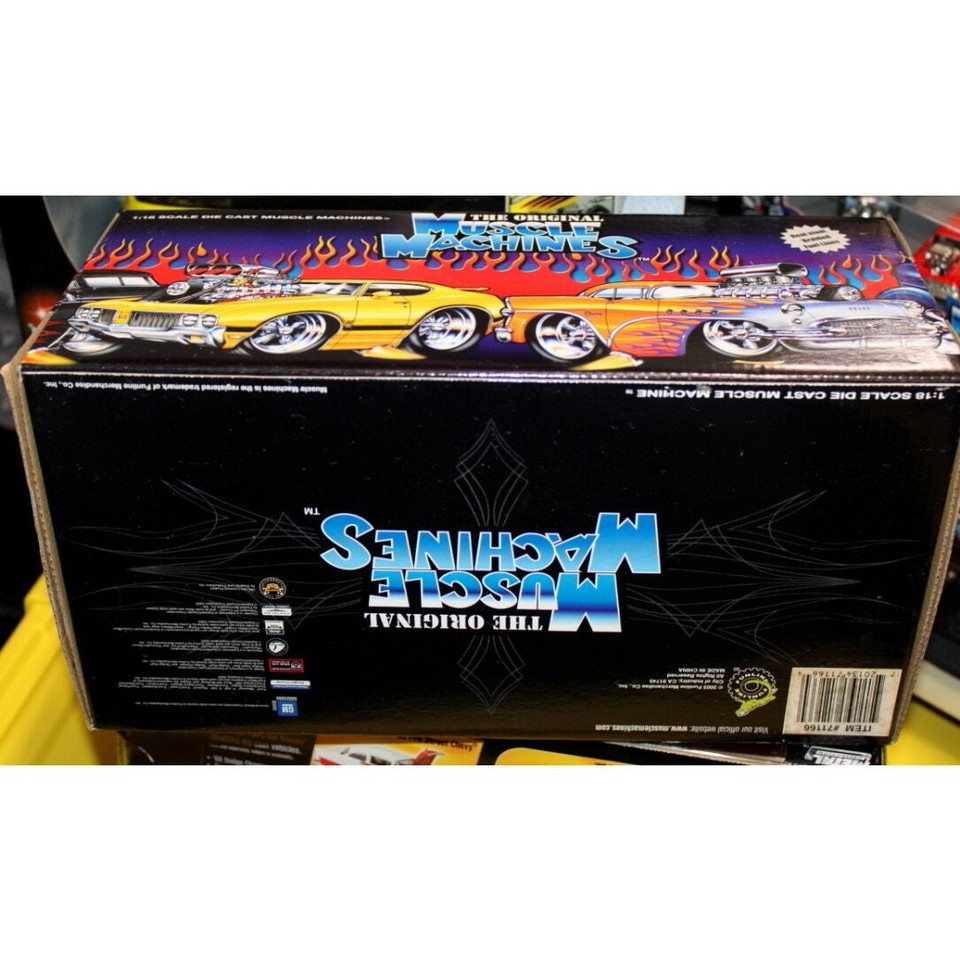 FUNLINE MUSCLE MACHINES 1933 FORD COUPE BLACK WIDOW Hot Rod RARE New (K ...