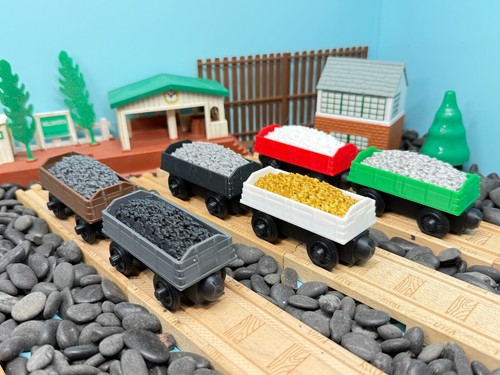 Wooden Railway 3 China Clay Train Custom Made Choose Color | eBay