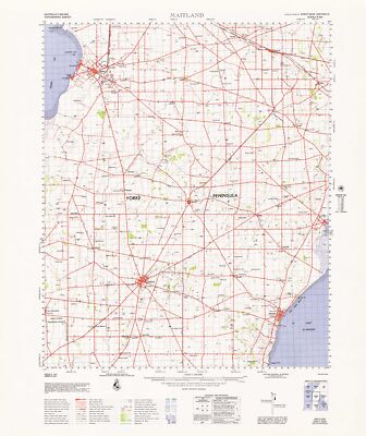 6429 Maitland 1:100k Topographic Map | eBay Australia