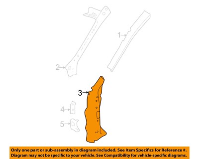 NISSAN OEM 19-23 Altima Hinge Pillar-Hinge Plr Reinf G62606CAMA | eBay