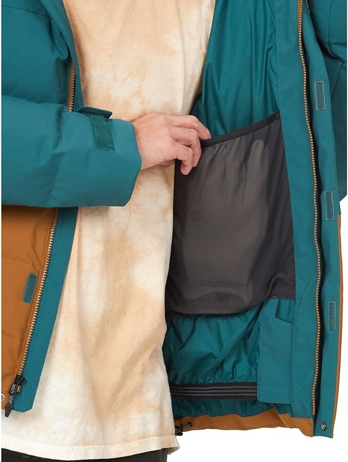 MARMOT Shadow Mens L Down Jacket/Coat/Parka Winter Dark Jungle/Hazel ...