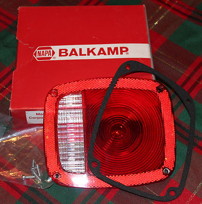 NEW “Old Stock” NAPA BALKAMP Red Tail Lamp Lens No. 680-1163 | eBay
