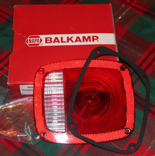 NEW “Old Stock” NAPA BALKAMP Red Tail Lamp Lens No. 680-1163 | eBay