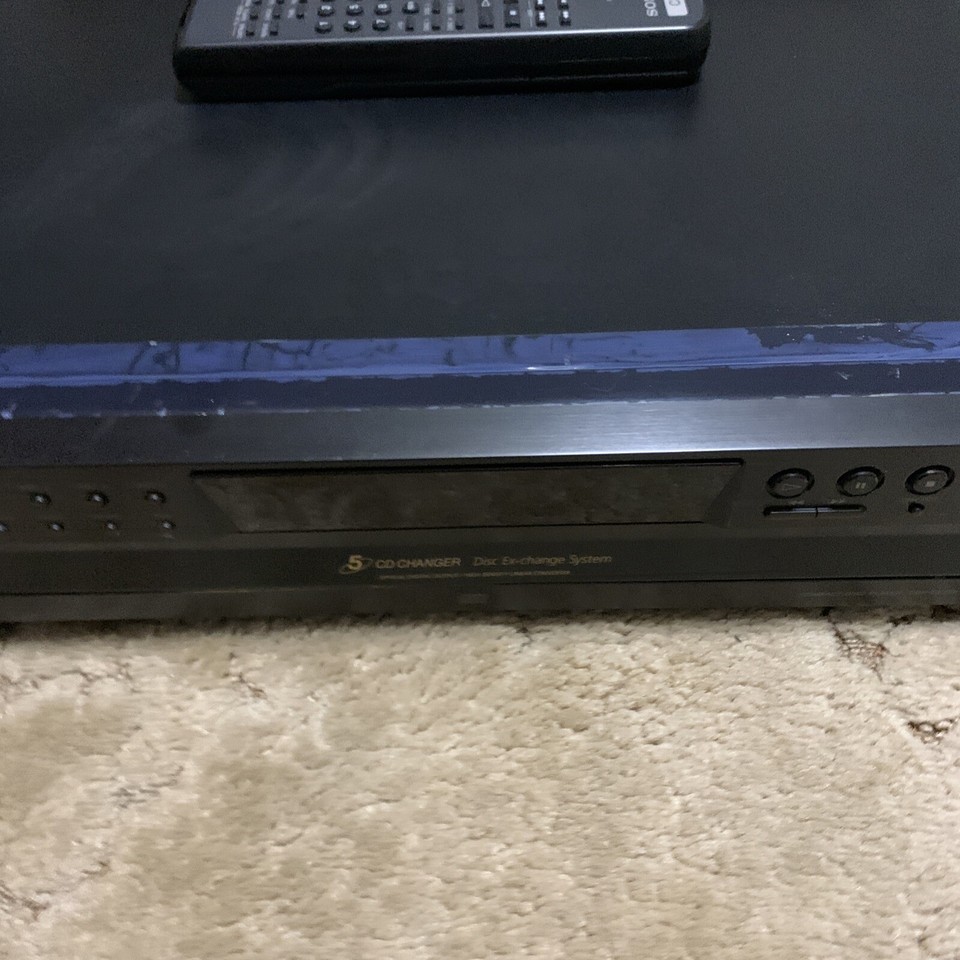 SONY CDP-CE375 5-Disc CD Changer Compact Disc Player w/Remote And Box ...