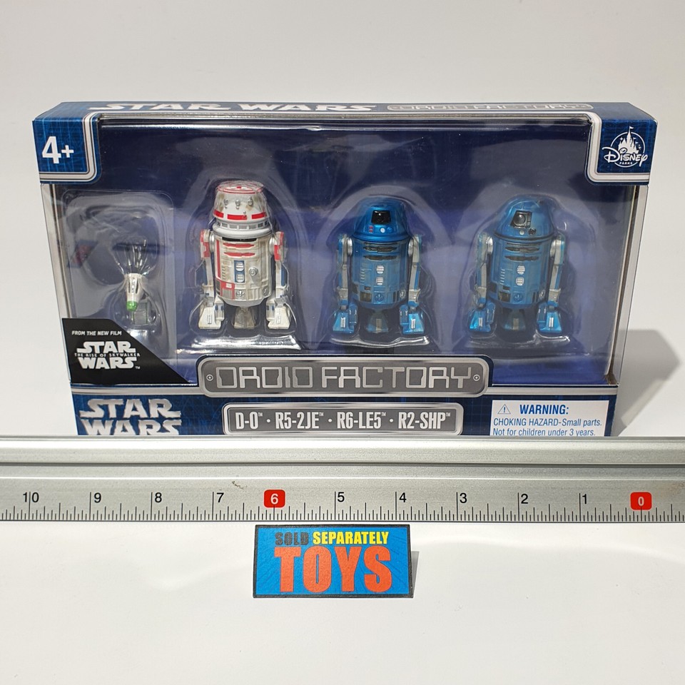 Disney Parks Star Wars Droid Factory D 0 R5 2JE R6 LE5 R2 SHP figure 4 ...