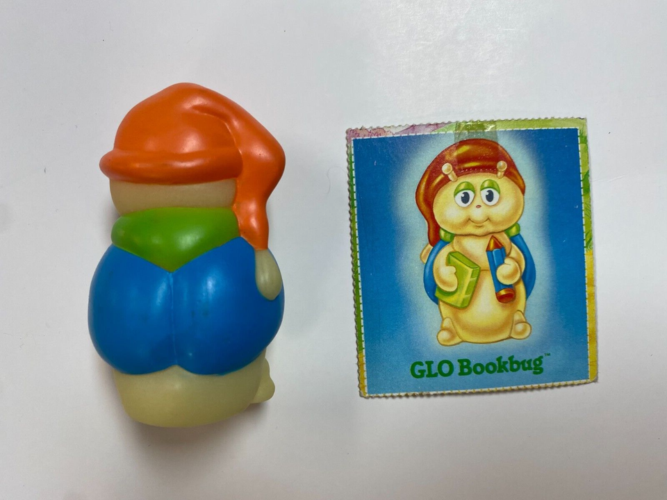 Vintage 1980's Glow Worm Glo Friends Glo BookBug Playskool & Card | eBay