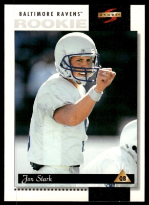 1996 Score Football Card Jon Stark Rookie Baltimore Ravens #243 | eBay