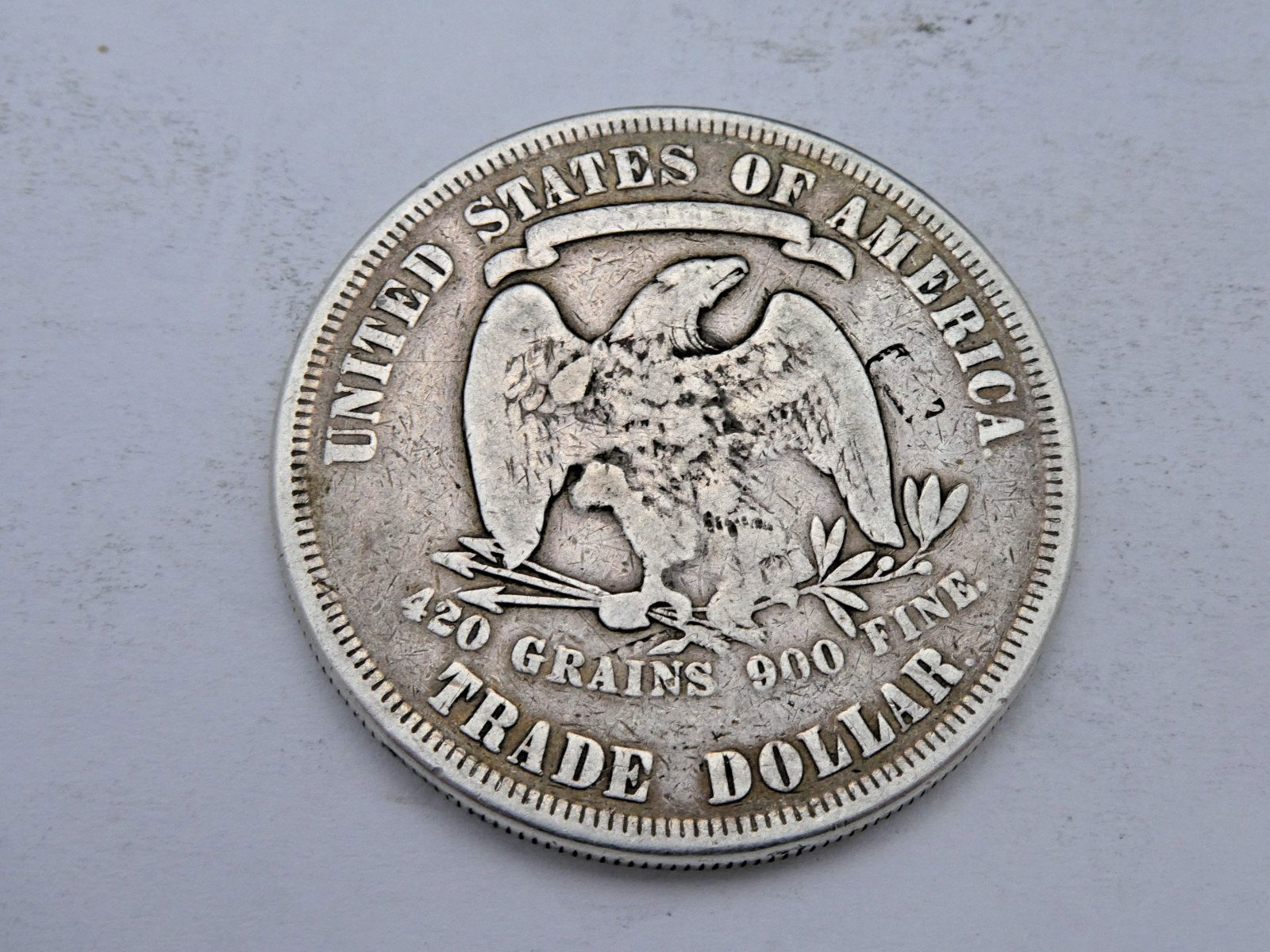 1876 U.S. Trade Dollar Lady Liberty Circulated. V801 | eBay