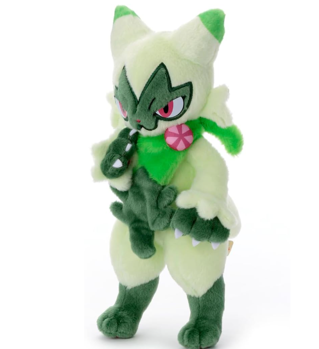 Pokemon I Choose You! Pokémon Get Plush Floragato Stuffed toy Doll 30cm ...