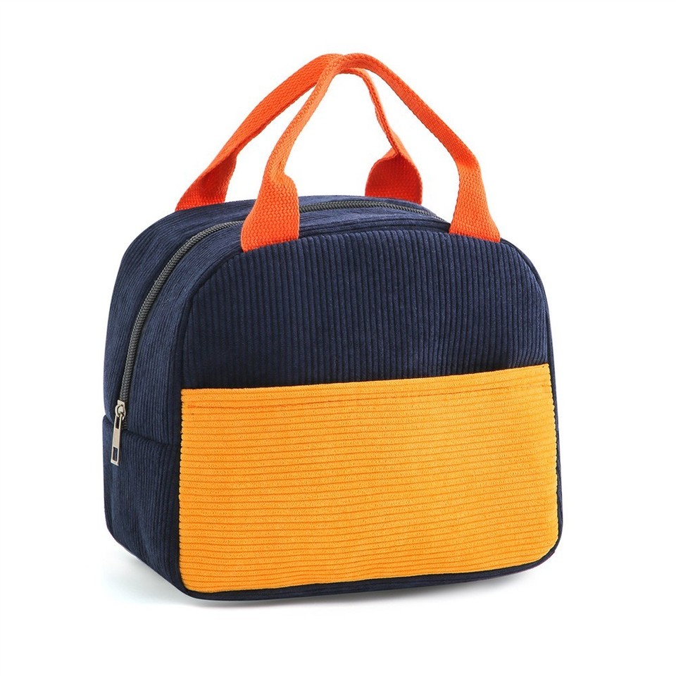 Color Block Design Roomy Interior Space Sturdy Carrying Handles For ...