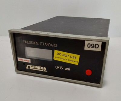 Omega Engineering PCL-2535-15 Digital Pressure Standard Display 0-15PSI ...
