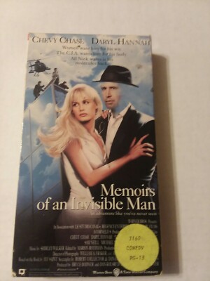 Memoirs of an Invisible Man (VHS, 1992)Rare comedy 85391231035| eBay