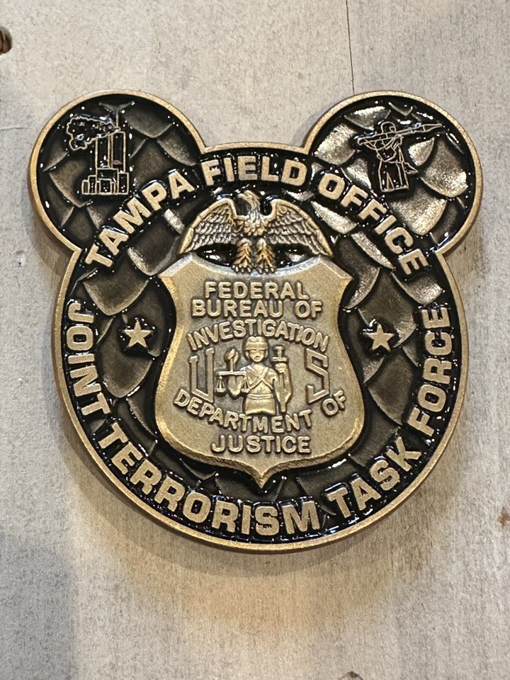 FBI Joint Terrorism Task Force Orlando Challenge Coin | eBay