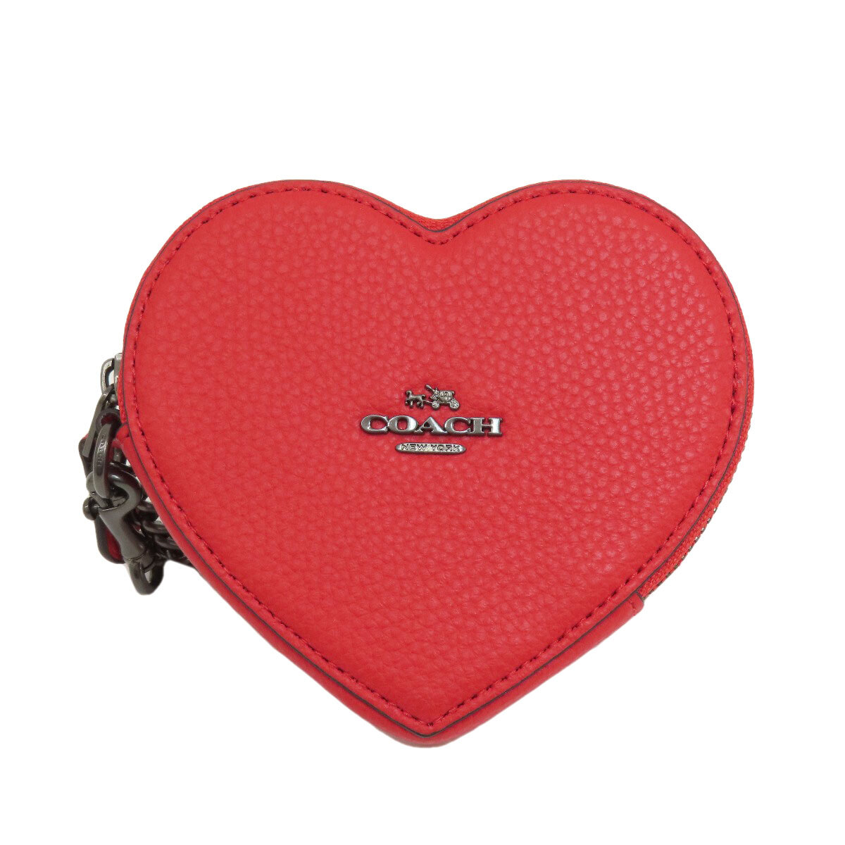 COACH F25800 coin purse Heart-shaped Leather - Gem