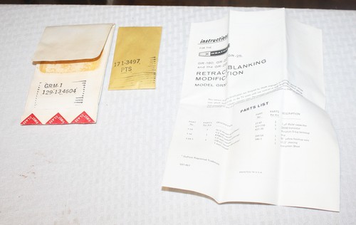 Vintage Heathkit Color TV Vertical Trace Elimination Kit Vintage NEW ...