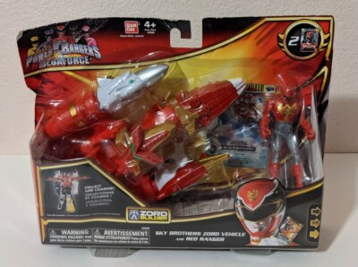 Power Rangers Megaforce Sky Brothers Vehicle Zord with Red Action ...