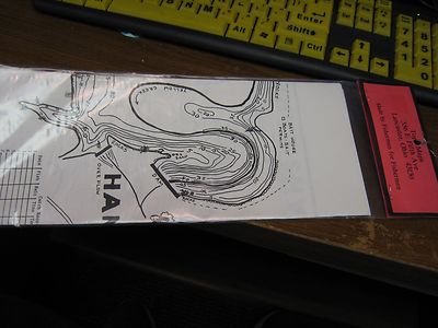 Hamilton Lake Ohio Topo Fishing & Boating Map Chart Guide | eBay