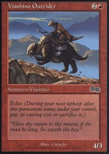 NM-Mint, English MTG Regular Viashino Outrider Urza's Saga Magic the ...