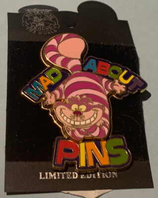 WALT DISNEY 2003 MAD ABOUT PINS CHESHIRE CAT ALICE IN WONDERLAND LE ...