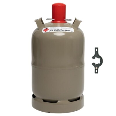 Gasflasche 11kg grau leer Propangas Flasche Grill-Gas Boot Camping ...
