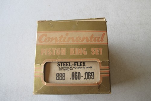 NOS CONTINENTAL Piston Ring Set 888 .060-.069 Fit 1957-58 OLDS 88, 98 ...