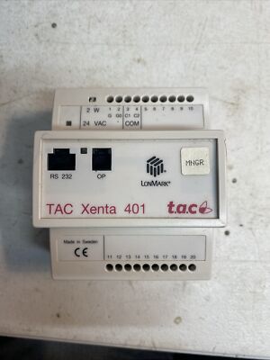 TAC XENTA 401 PROGRAMMABLE HVAC CONTROLLER 24V | eBay