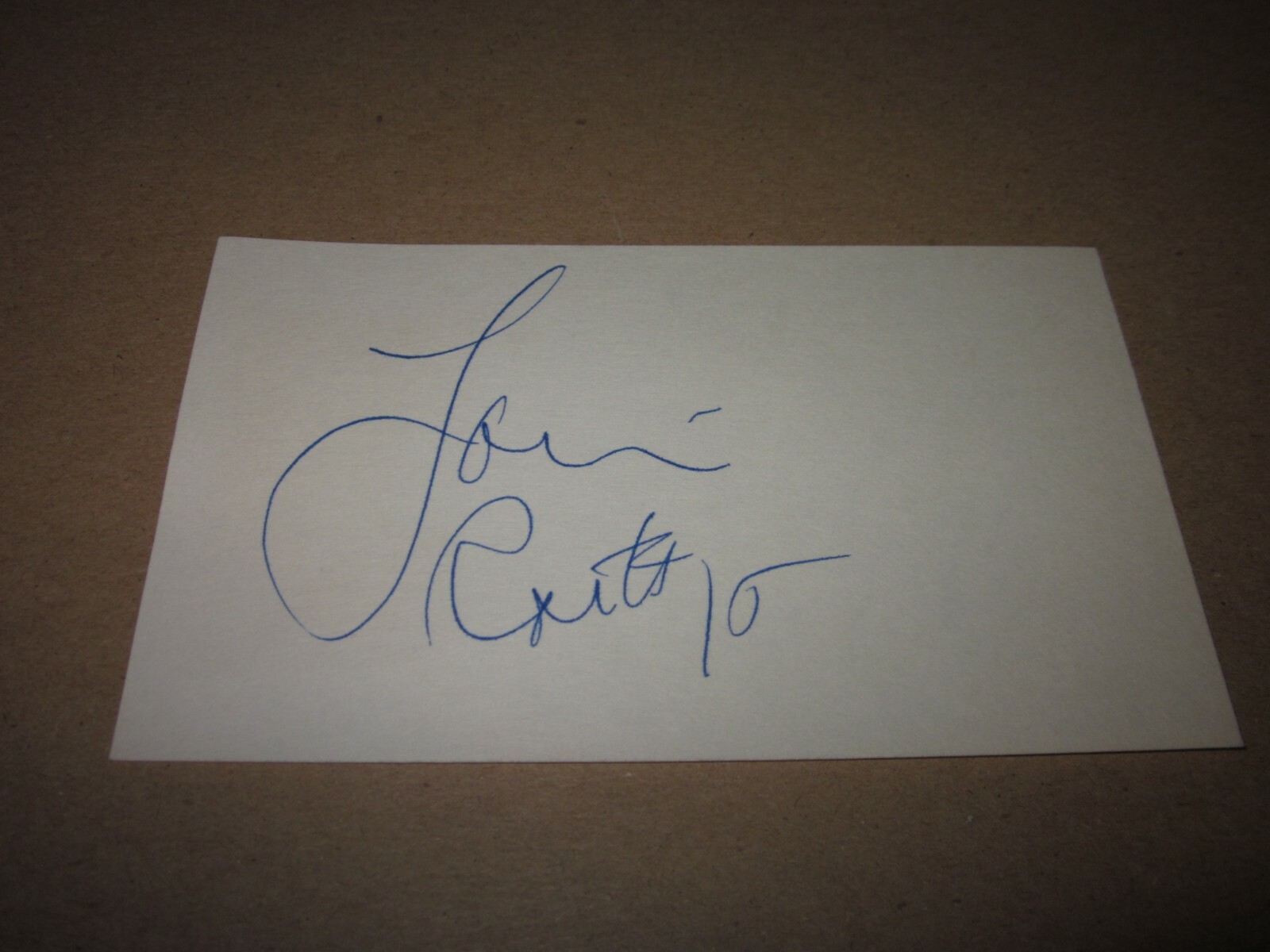 LOU ROE AUTOGRAPHED SIGNED 3X5 INDEX CARD-SIGNED IN 1994-95 UMASS | eBay