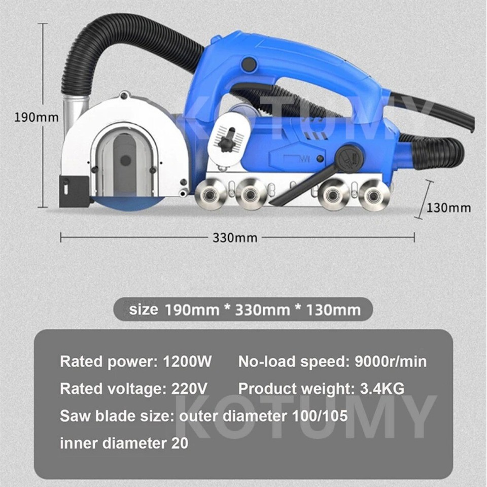 220V 1200W Electric Dustless Ceramic Floor Tile Seam Cleaner Seam Tool | eBay
