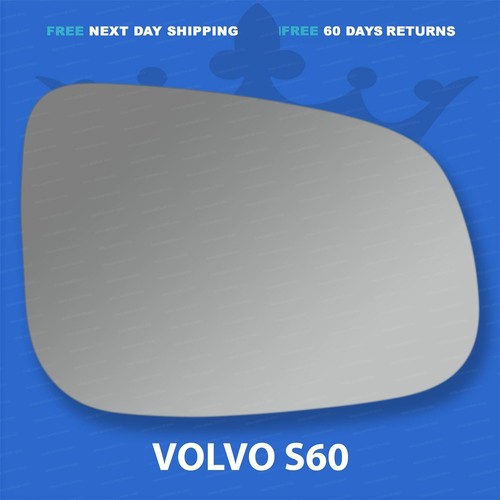 Volvo s60 wing door mirror glass 2010-2018 Right Driver side Spherical ...