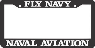 FLY NAVY NAVAL AVIATION License Plate Frame | eBay