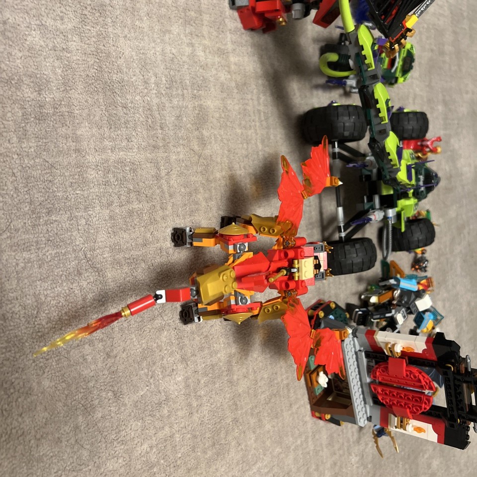 LEGO Ninjago Rise of the Snakes Set Lot (Fangpyre truck, Fangtom, Lasha ...
