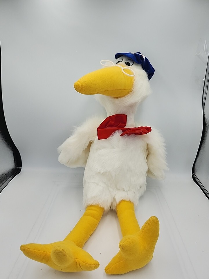 1989 VLASIC PICKLES 24" Plush STORK Bird Advertising Character Stuffed ...