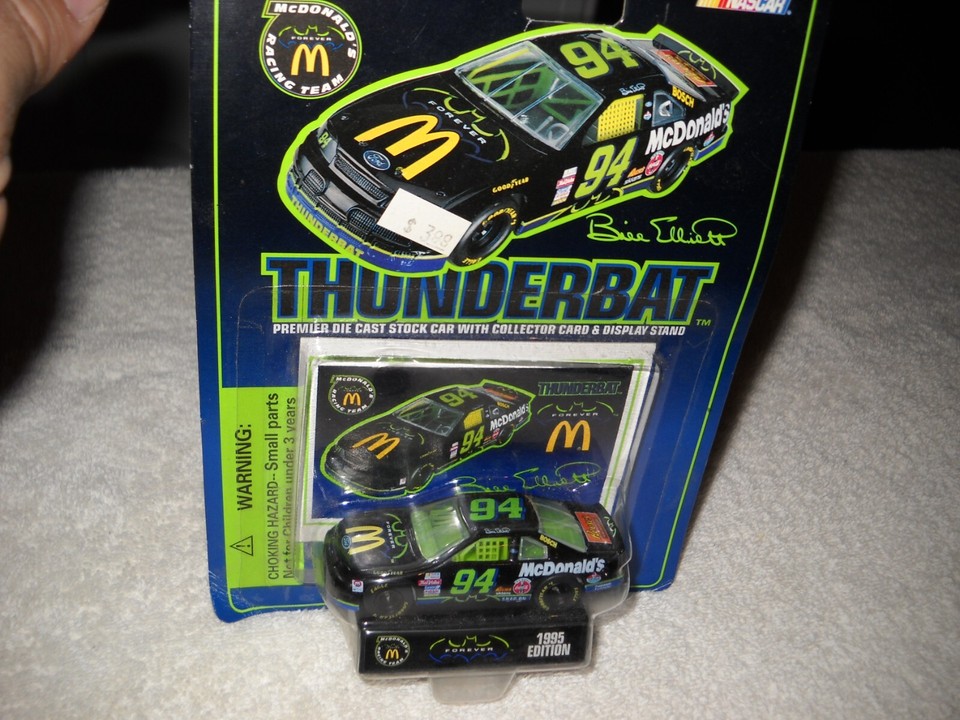 Racing Champions Inc 1995 #94, Bill Elliott, Batman Forever, McDonalds ...