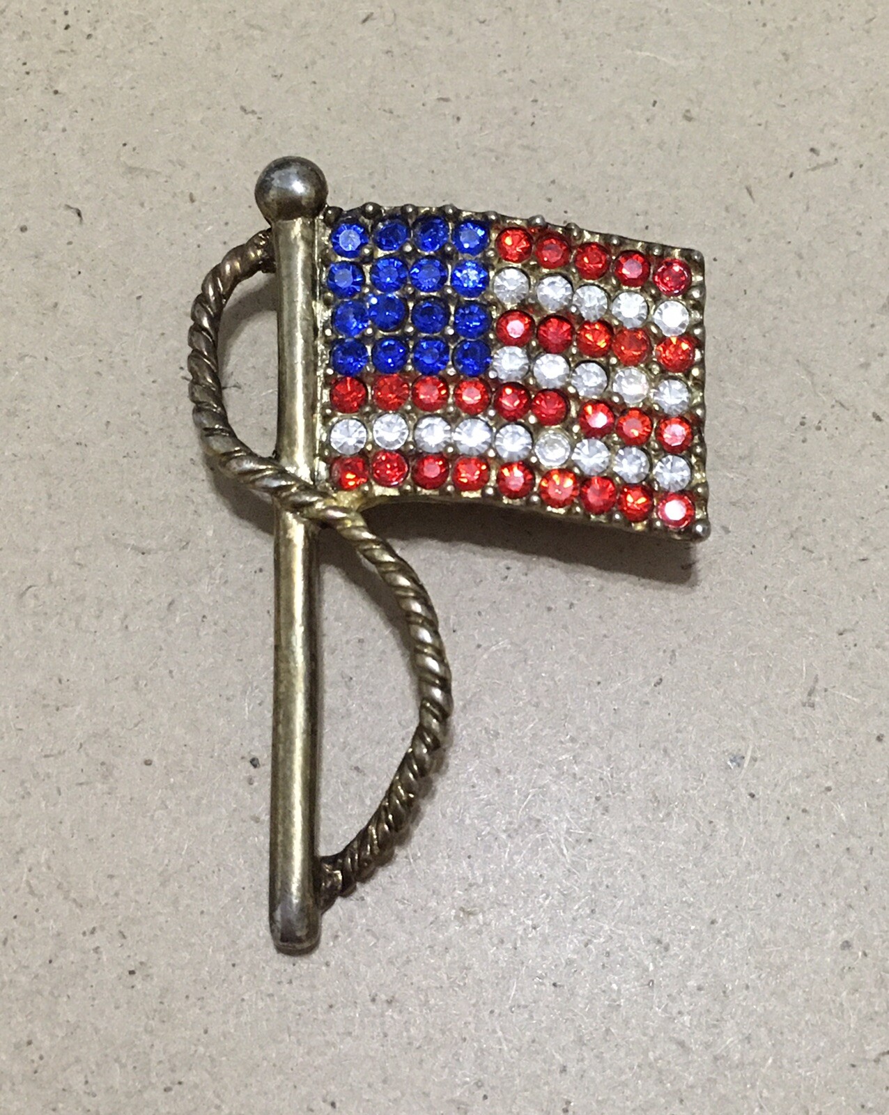 Vintage American Flag, Rhinestone 50s Jewelry, Vintage Accessories | eBay