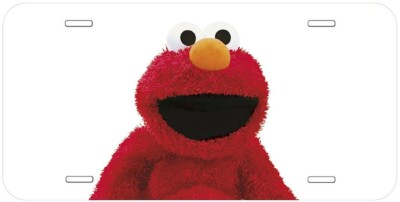 Elmo Aluminum Novelty Auto License Plate | eBay