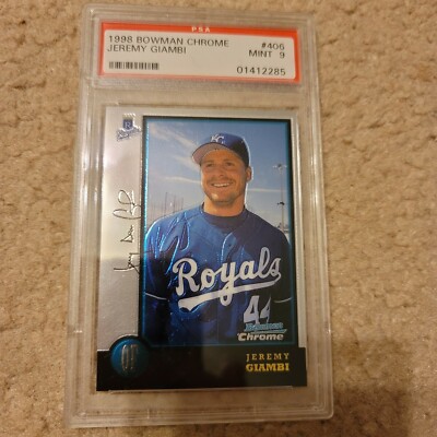 1998 Bowman Chrome Jeremy Giambi #406 PSA 9 MINT Rookie RC | eBay