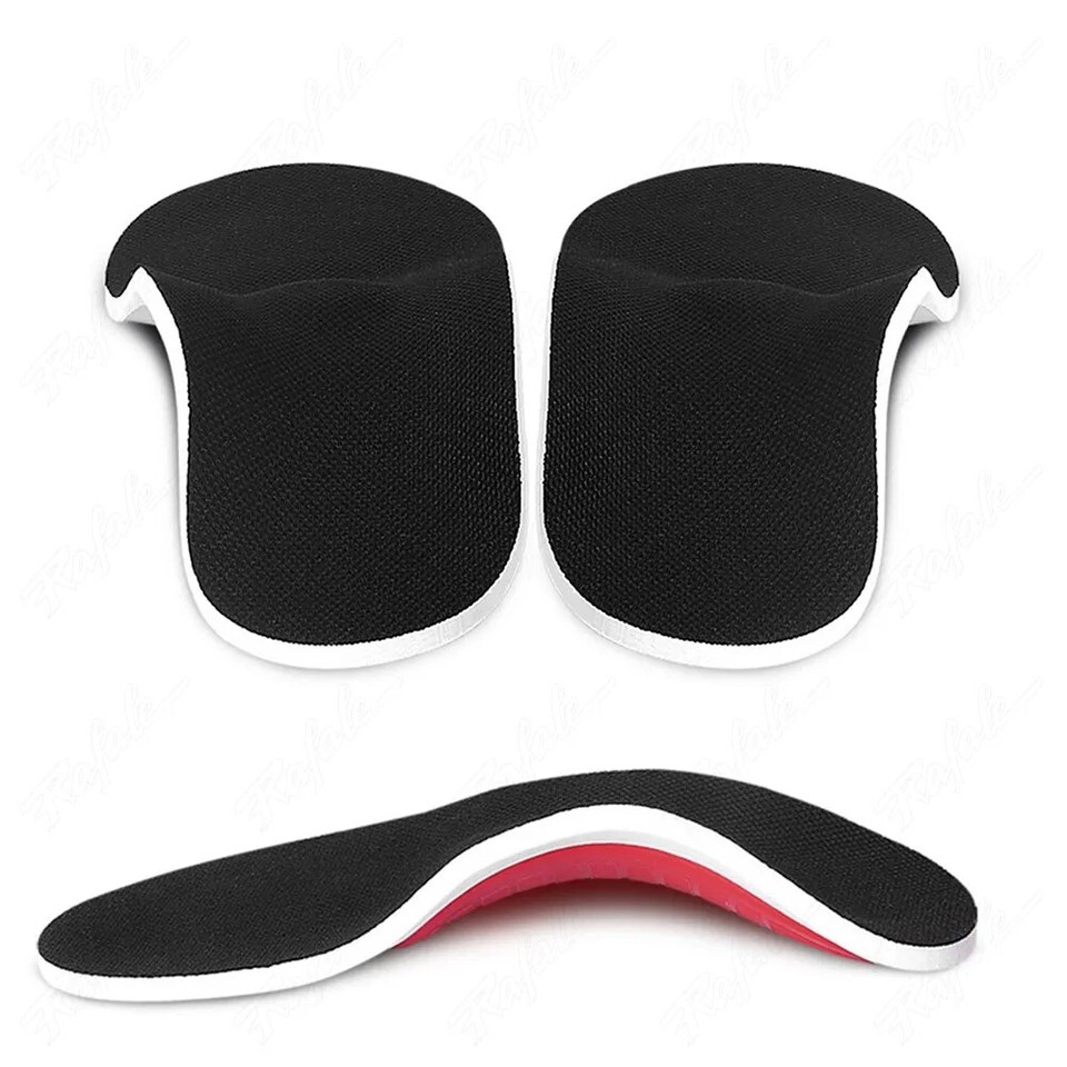 High Arch Support Cushion Shoe Insoles Orthotic Inserts Flat Foot Pain ...