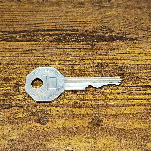Vintage General Motors Key, Independent Lock Co, Fitchburg Mass | eBay