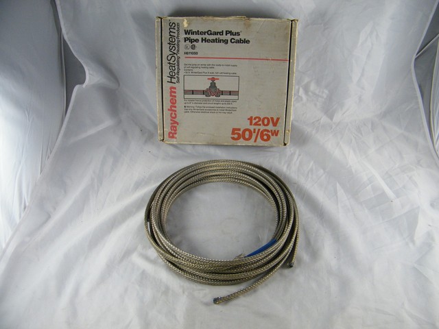 Raychem H611050 50 FT 120v Pipe Freeze Protection Heating Cable for ...