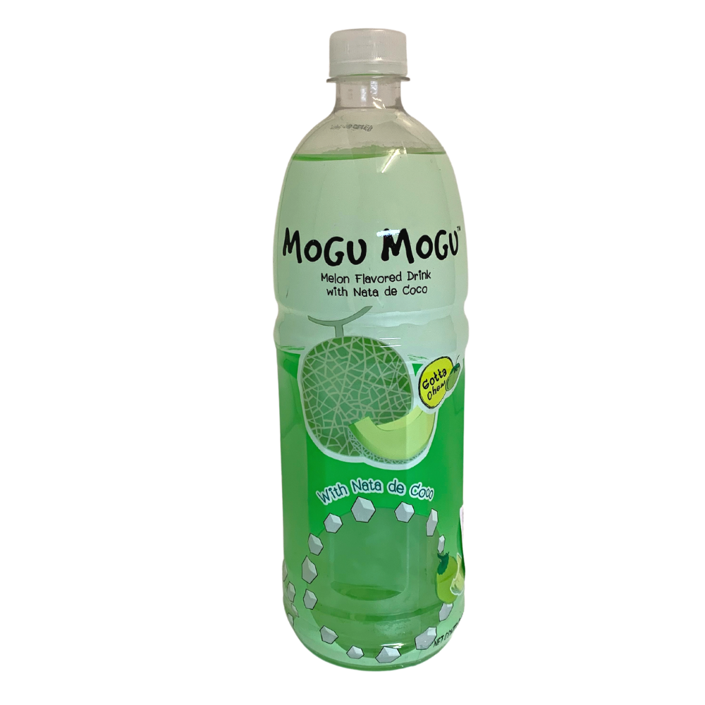 Mogu Mogu Melon Flavoured Drink With Nata De Coco - 1L Sharing Bottle ...