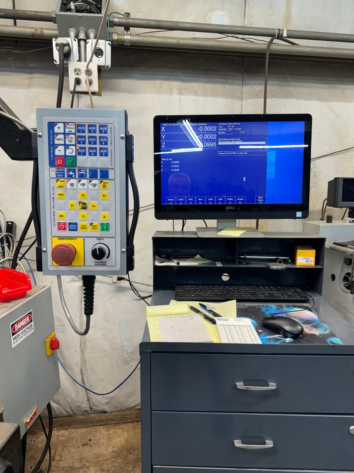 Vectrax GS-20V 10” x 54” CNC Knee Mill, 5 hp, Upgraded Control System ...