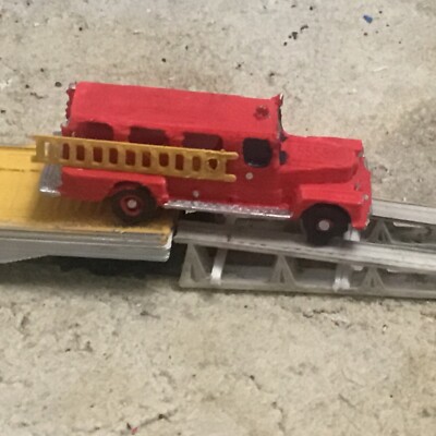 N SCALE SEAGRAVE 1950'S SAFETY SEDAN CAB FIRE TRUCK ENGINE 3D PRINTED ...