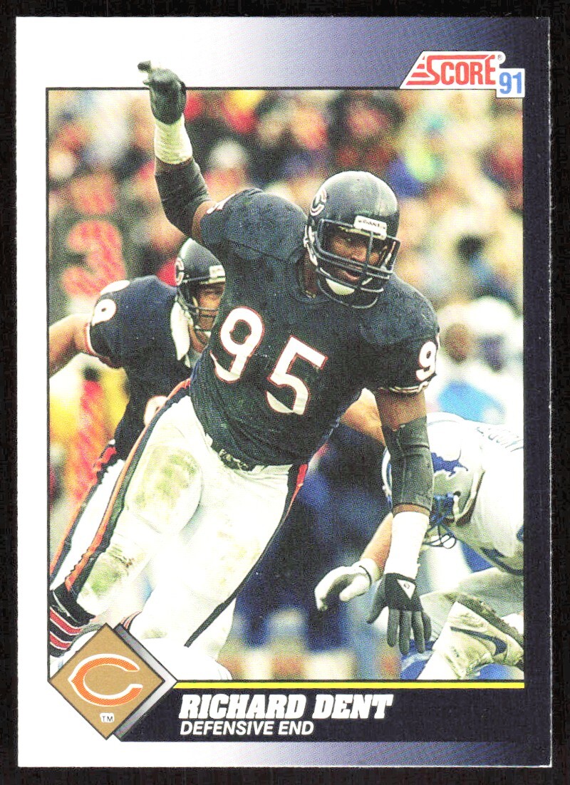 1991 2919A Score Richard Dent Chicago Bears #553 | eBay