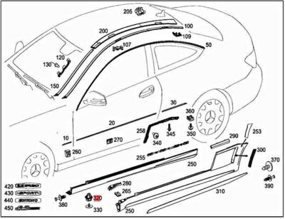 Genuine MERCEDES BBDC W242 C117 C204 C218 S204 Clamp 0009917298 | eBay