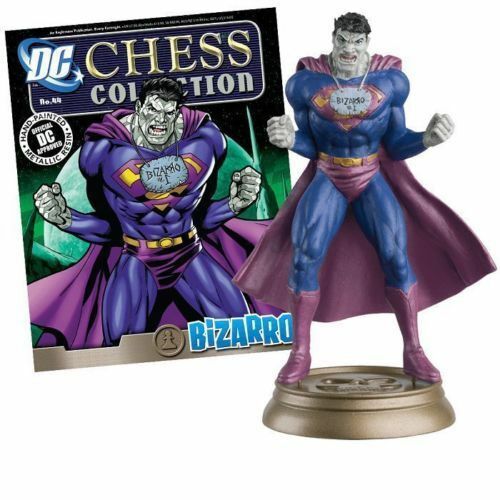 DC COMICS DC CHESS FIGURE BIZZARO #44 in BOX & MAGAZINE EAGLEMOSS ...