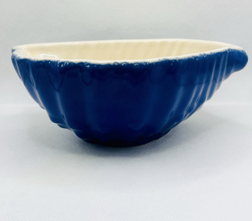 Vintage Appolia France Deep Blue Shell Casserole Dish #0310 040 | eBay