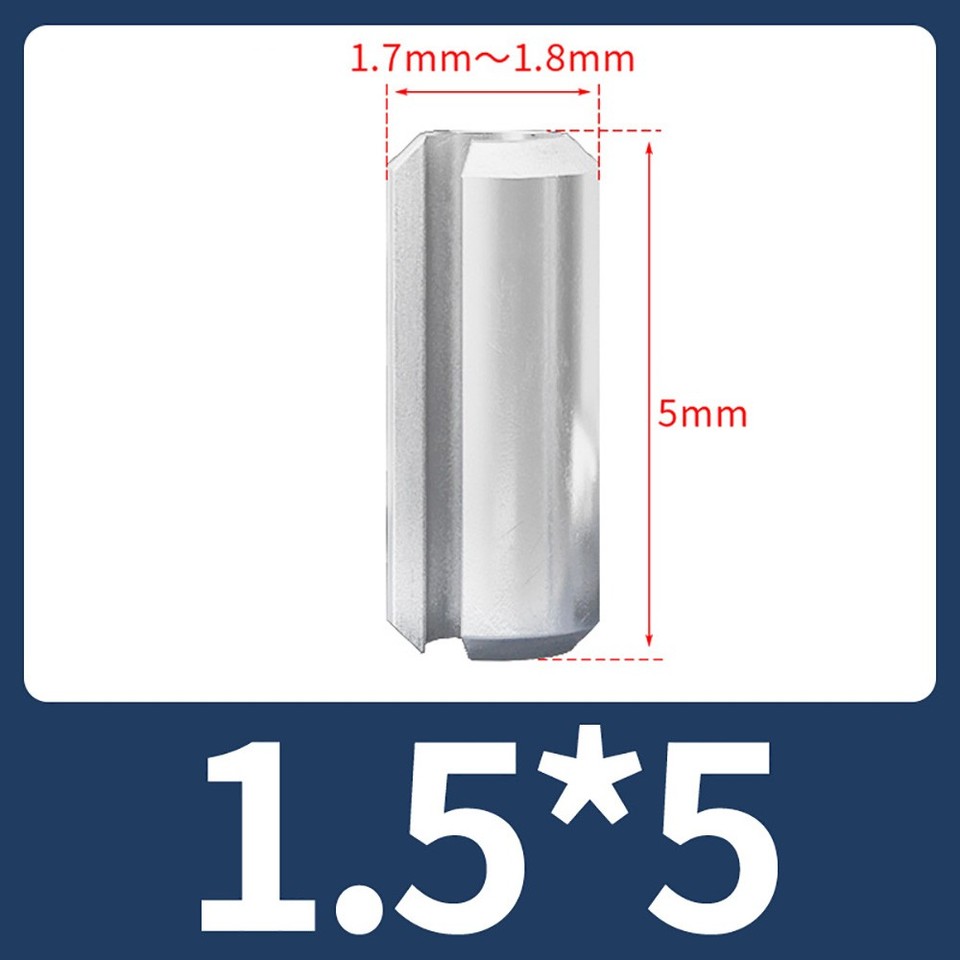 304 Stainless Steel Slotted Spring Tension Pins Roll Pin M1.5 M2 M2.5 ...
