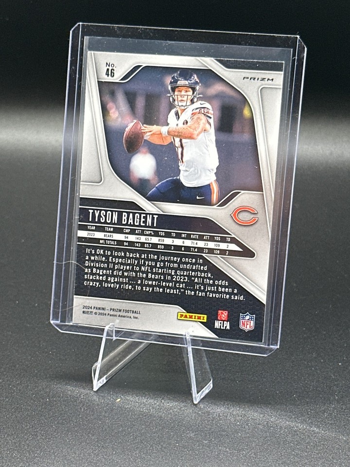 2024 Panini Prizm - Tyson Bagent #46 Silver Prizm | eBay