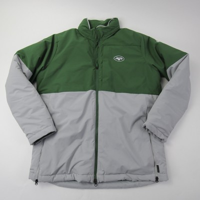 New York Jets Nike NFL On Field Winter Jacket Men's Green/Gray Used | eBay