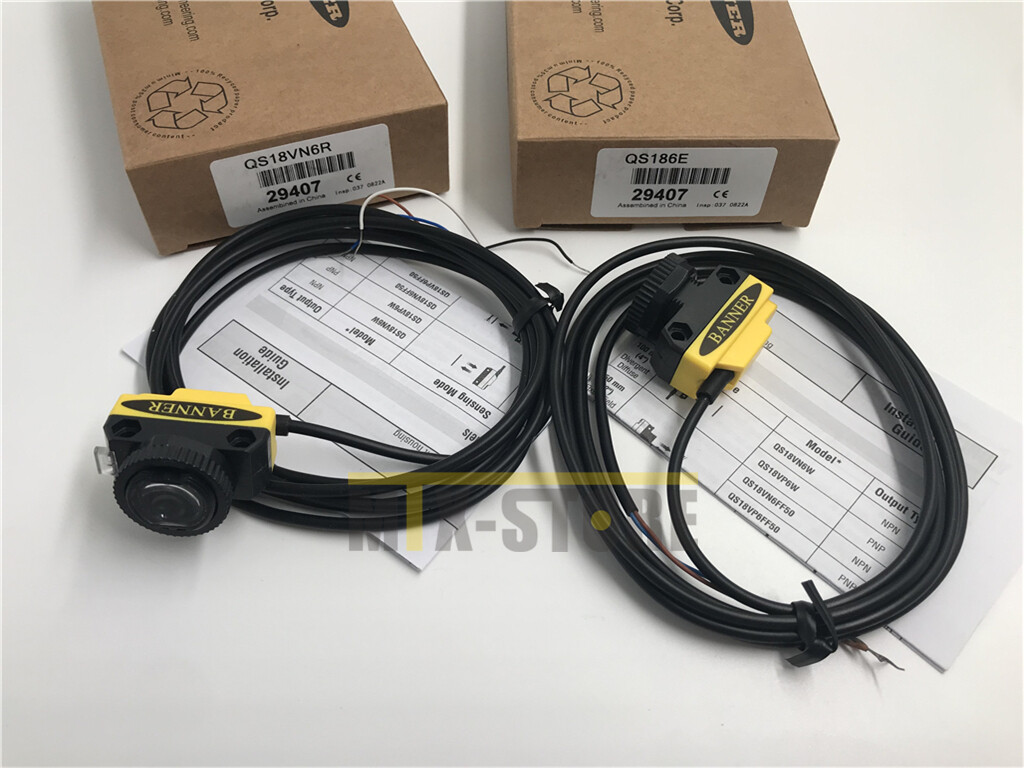 1PCS New BANNER Photoelectric Switch QS18VN6R-QS186E Sensor&Proximity ...